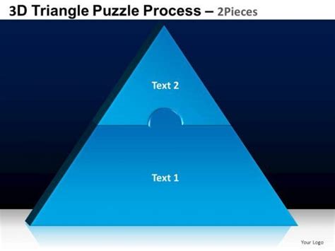 powerpoint templates strategy triangle puzzle ppt slides