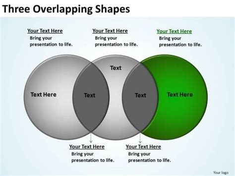 PowerPoint Presentation Growth Three Overlapping Ppt Slide
