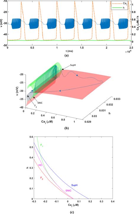 The Fast Slow Analyses Of Bursting With The Feedback Coefficient Download Scientific Diagram