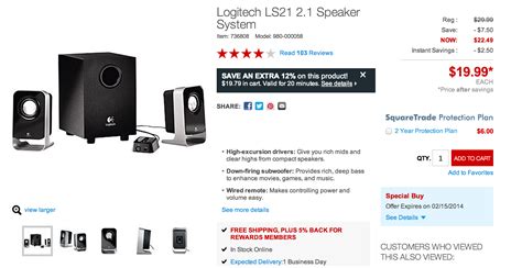 Logitech Ls Speaker System Shipped