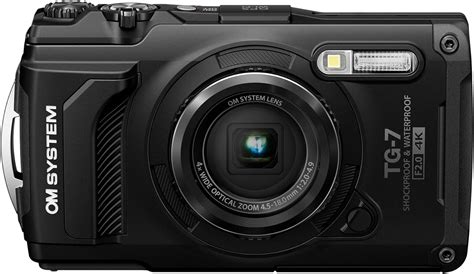 Om System Olympus Tough Tg 7 Black Underwater Camera