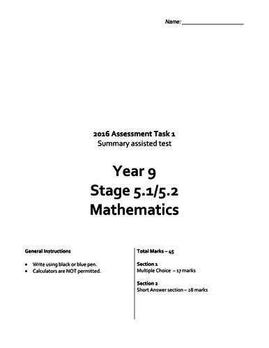 Indices And Scientific Notation Test Teaching Resources