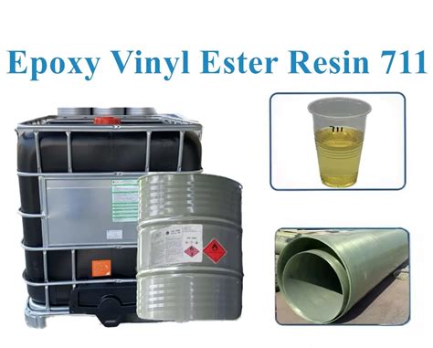 Bisphenol A Type Epoxy Vinyl Ester Resin 711 For Chemical Processing Industry Applications Ve