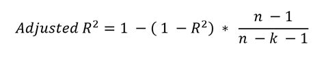 Multiple Linear Regression Adjusted R Squared K Analytics