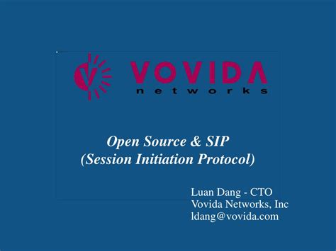 ppt open source and sip session initiation protocol powerpoint