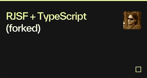 Rjsf Typescript Forked Codesandbox