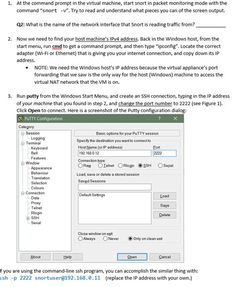 At The Command Prompt In The Virtual Machine Chegg