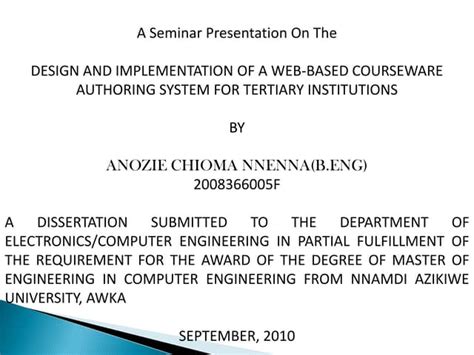 Web Based Author Ppt