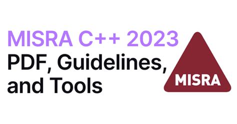 misra c 2023 pdf guidelines and tools [updated]