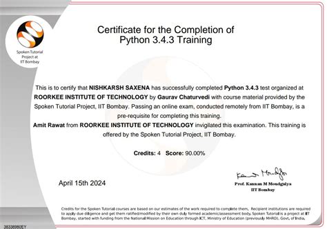 nishkarsh saxena on linkedin python coding certification