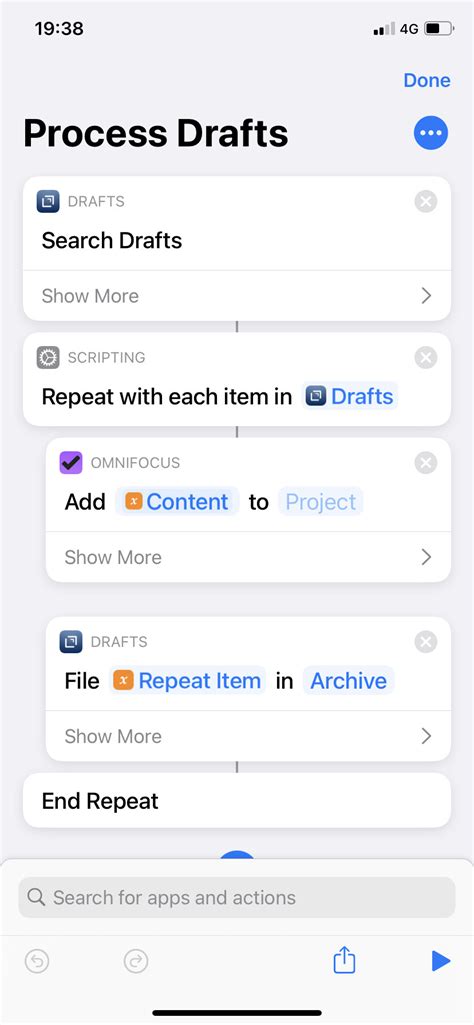 automatically send to omnifocus actions help and questions drafts
