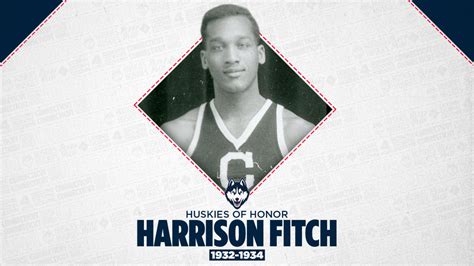 Honoring Harrison ‘honey Fitch Star Athlete Uconn Trailblazer Uconn Today