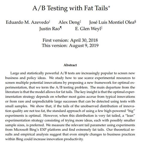 📈 Econometric Corner 12 📊 How Should Scarce Experimental Resources E