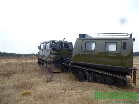Гусеничный вездеход-амфибия BV-206 Лось, командирская комплектация