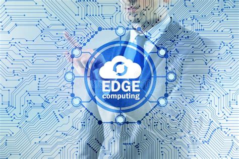 Fog And Edge Cloud Computing Concept Stock Image Image Of Employee Computer 161750943