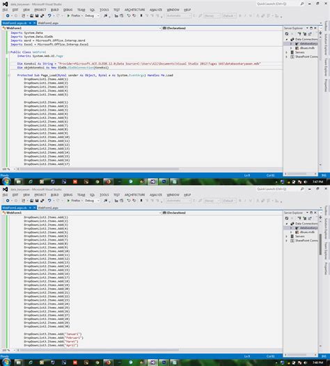 Informasi Dunia It Tutorial Menghubungkan Antara Visual Basic Dengan