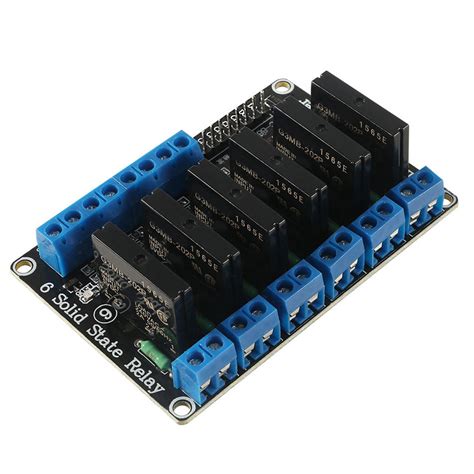 SSR Solid State Relæ 6 Kanal 5V HIGH DC AC Module Ardustore dk