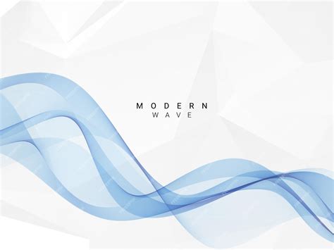 Premium Vector Abstract Blue Wave Design Background