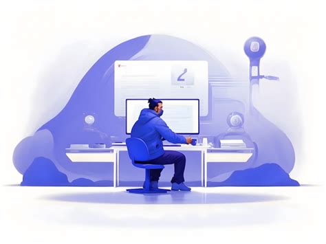 premium ai image computer programmer working at a computer