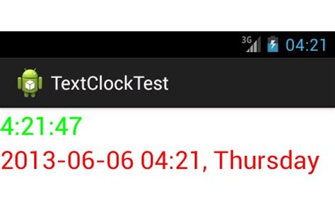 Android控件之TextClock 程序员大本营