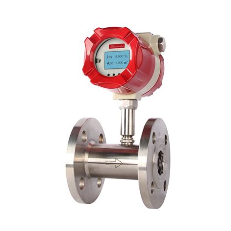 Turbine Flowmeter Flange Connection High Accuracy Sino Measure Sino