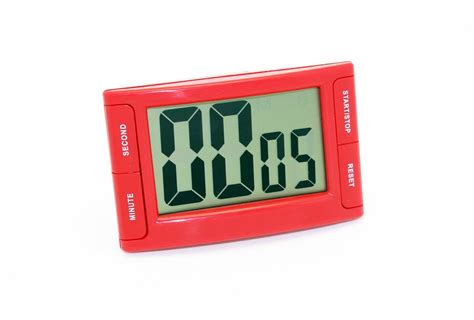Big Red Digital Timer Inspiring Babe Minds To Learn