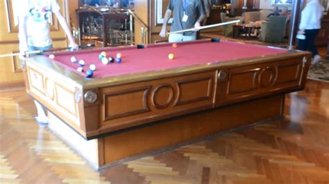 Gyroscopic Self Levelling Pool Table On A Cruise Interestingasfuck