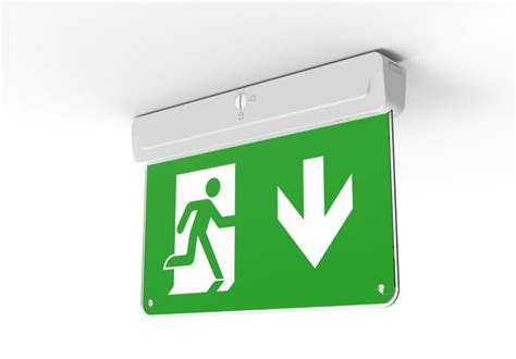 Emergency Exit Sign Multiple Fixing Positions