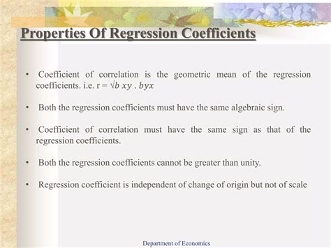 Simple Linear Regression Ppt Physics Science