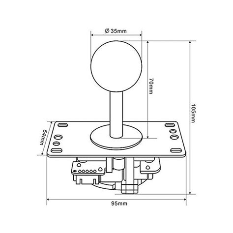 8 way 4 way arcade joystick