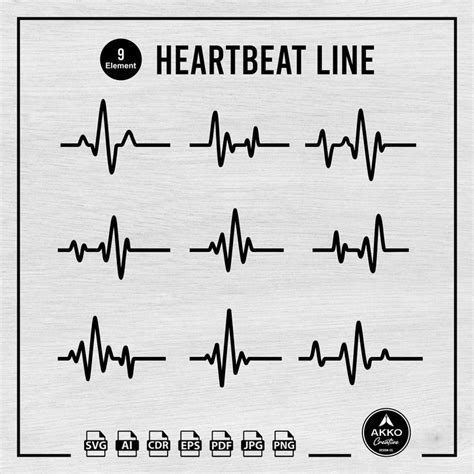 Heartbeat Svg Png Heart Rate Svg Heart Beat Line Svg Cardiography