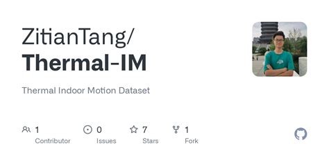 Github Zitiantangthermal Im Thermal Indoor Motion Dataset