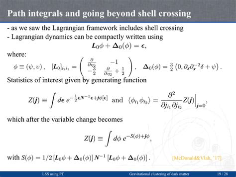 Zvonimir Vlah Lagrangian Perturbation Theory For Large Scale Structure Formation Ppt