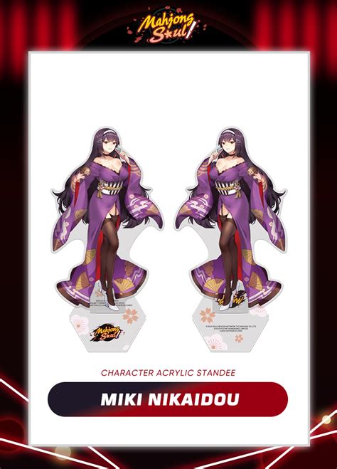 Mahjong Soul Character Acrylic Standee Black Friday 2024 Yostar Official Store