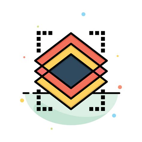 Layers Object Layer Server Abstract Flat Color Icon Template 15504423
