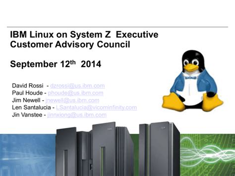 Or The Linux On System Z Z VM Workshop