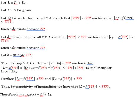 Solved Let Llflg Let ε0 Be Given Let δf Be Such That