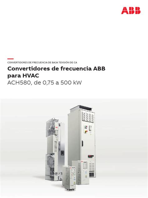 Ach580 Drives For Hvac Catalog 3aua0000231941 Revc Pdf