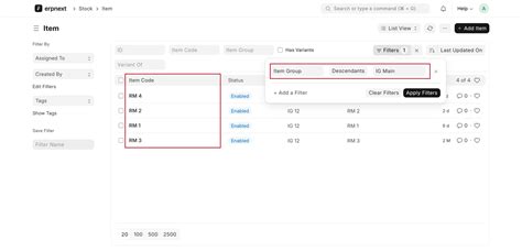 Descendant In Query Script Erpnext Frappe Forum
