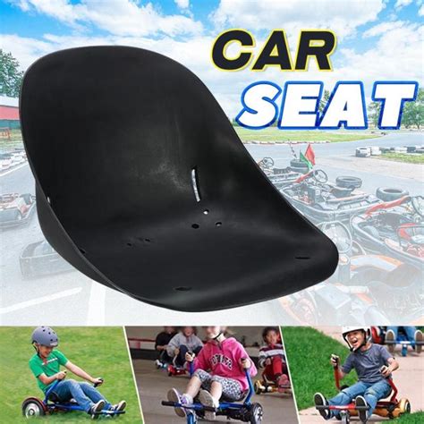 Drift Trike Racing Go Kart Buggy Car Seat Saddle Black Plastic Replacement Parts For HUFFY