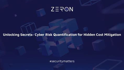 Ratnadeep Dey Roy On Linkedin Unlocking Secrets Cyber Risk Quantification For Hidden Cost