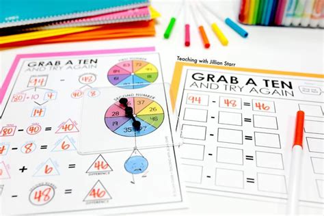 Favorite Subtraction With Regrouping Games And Activities Teaching With Jillian Starr