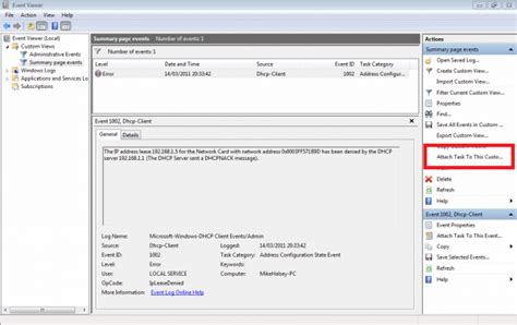 Adding Actions To Events In The Windows Event Viewer Ghacks Tech News