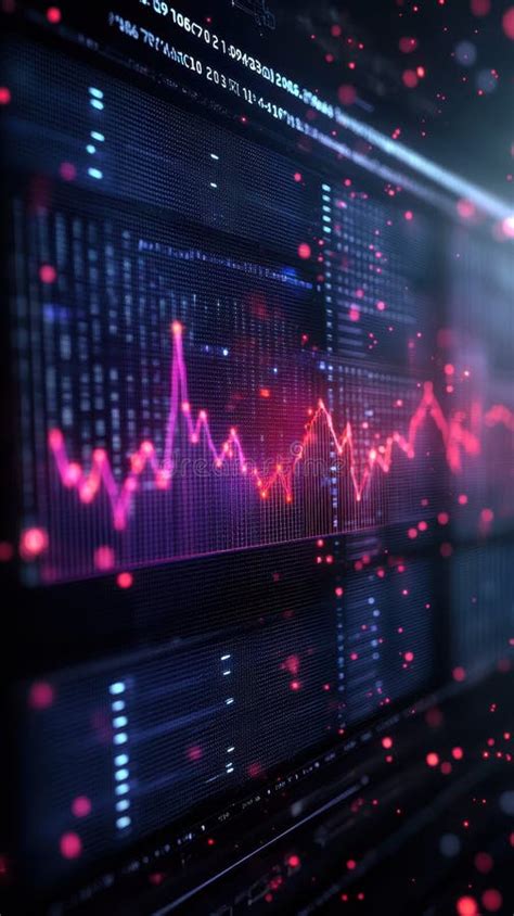 Visual Representation Of Data Trends With Vibrant Colors Stock Illustration Illustration Of