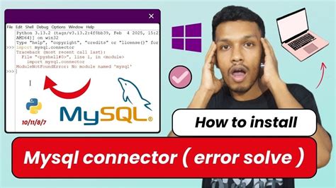 How To Install Mysql Connector Interface Python With Mysql Modulenotfounderror In Python
