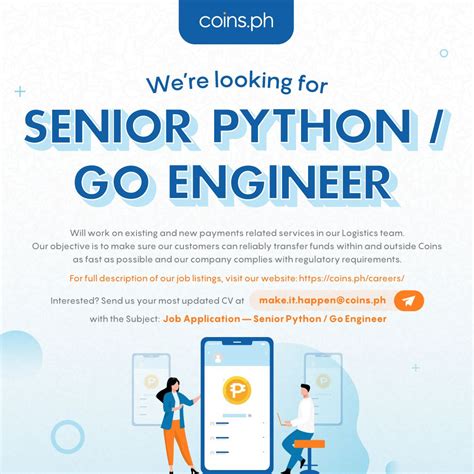 Coinsph On Linkedin Hiring Hiringremotely Hiringtech Golang Python
