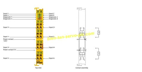 Module Beckhoff El1904 Biến Tần Servo Plc