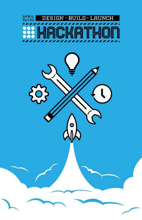 Dribbble Hackathonposteroriginalpng By Dan Berko