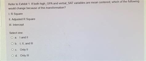 Solved The Following Output Exhibit 1 Is Generated By A