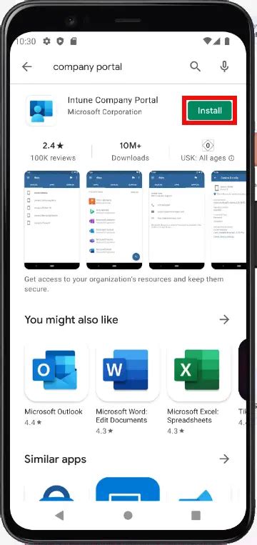 Create An Intune Enrolled Test Device With Android Studio